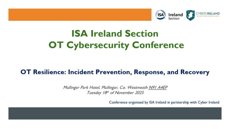 OT Conference 2025 – ISA Ireland Section